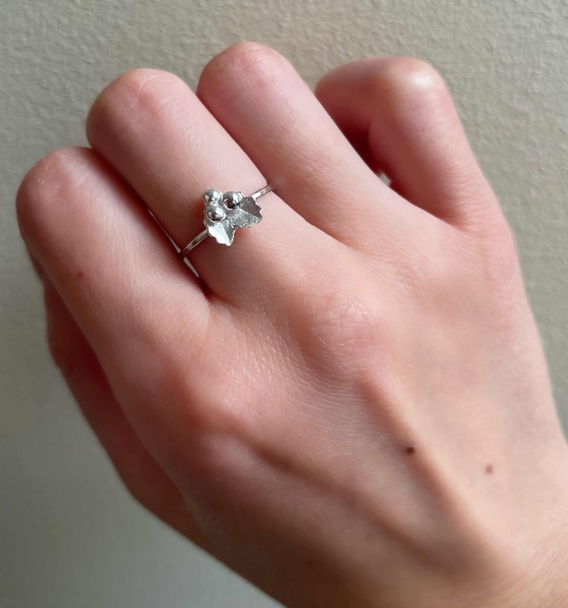 sterling Silver Holly Ring – a ring a day