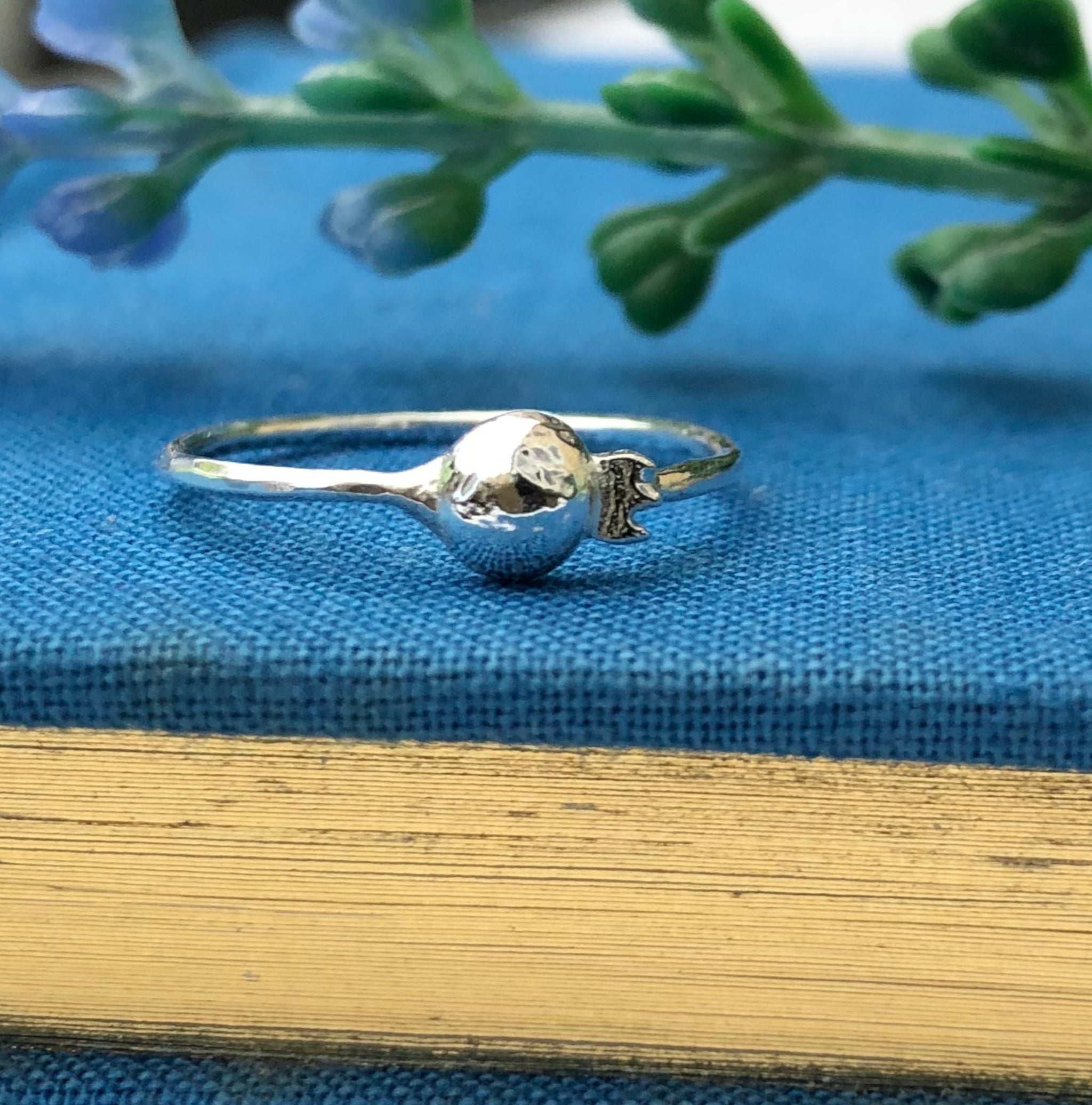 Sterling Silver Poppy Seed Head Ring – a ring a day